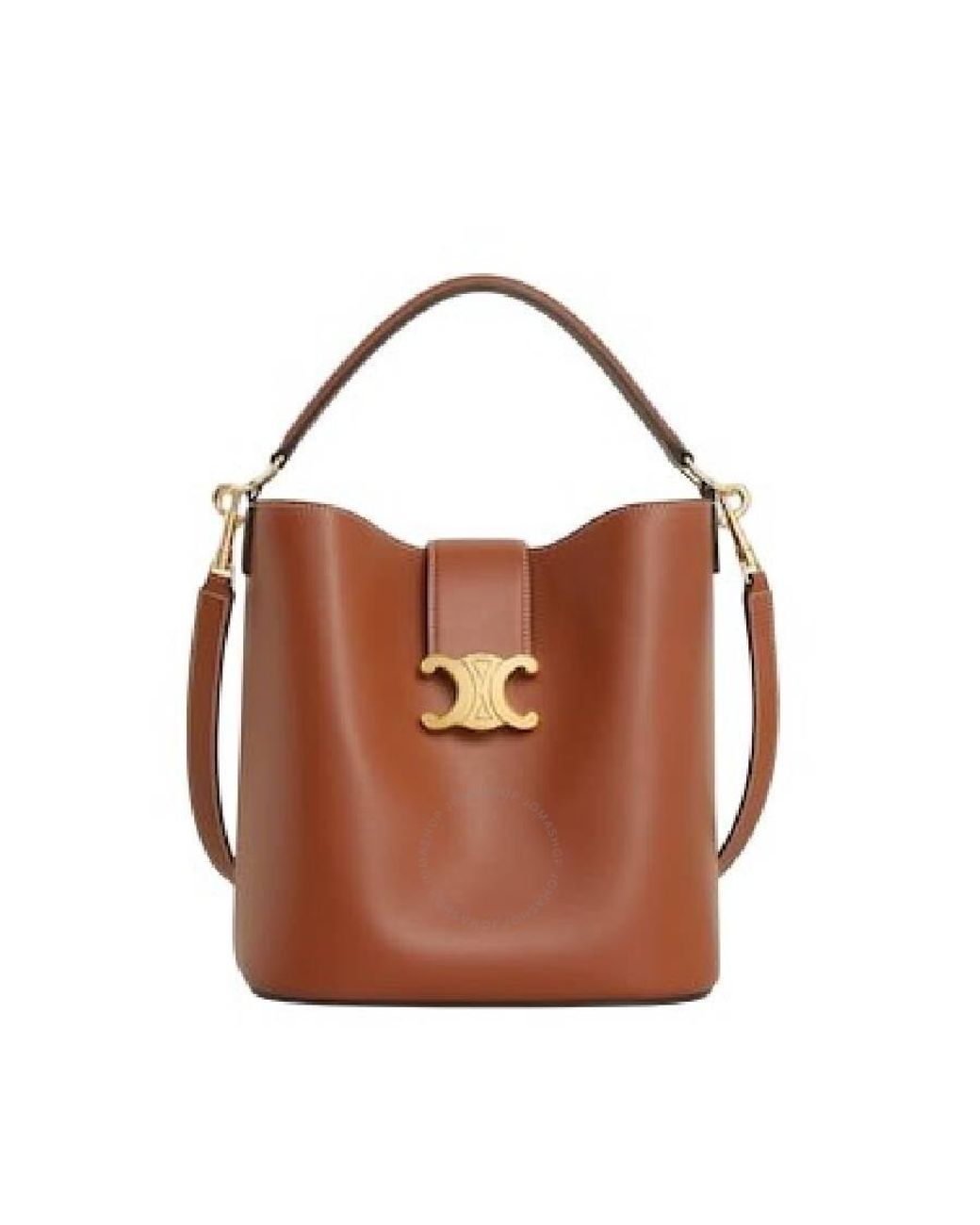 Celine Louise Bucket Handbag in Brown | Lyst