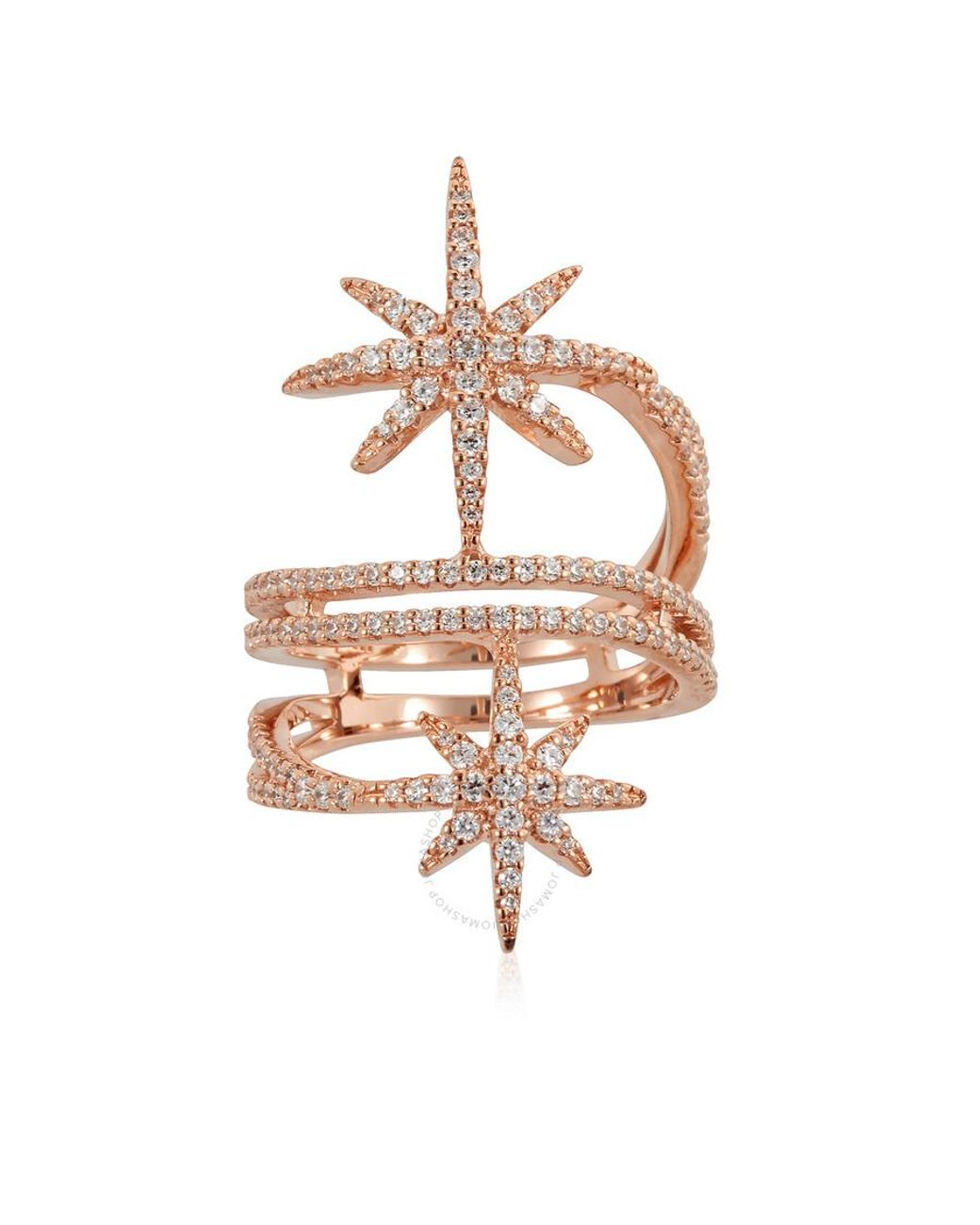 Apm Monaco Double Meteorites Stone Ring, Brand in White | Lyst