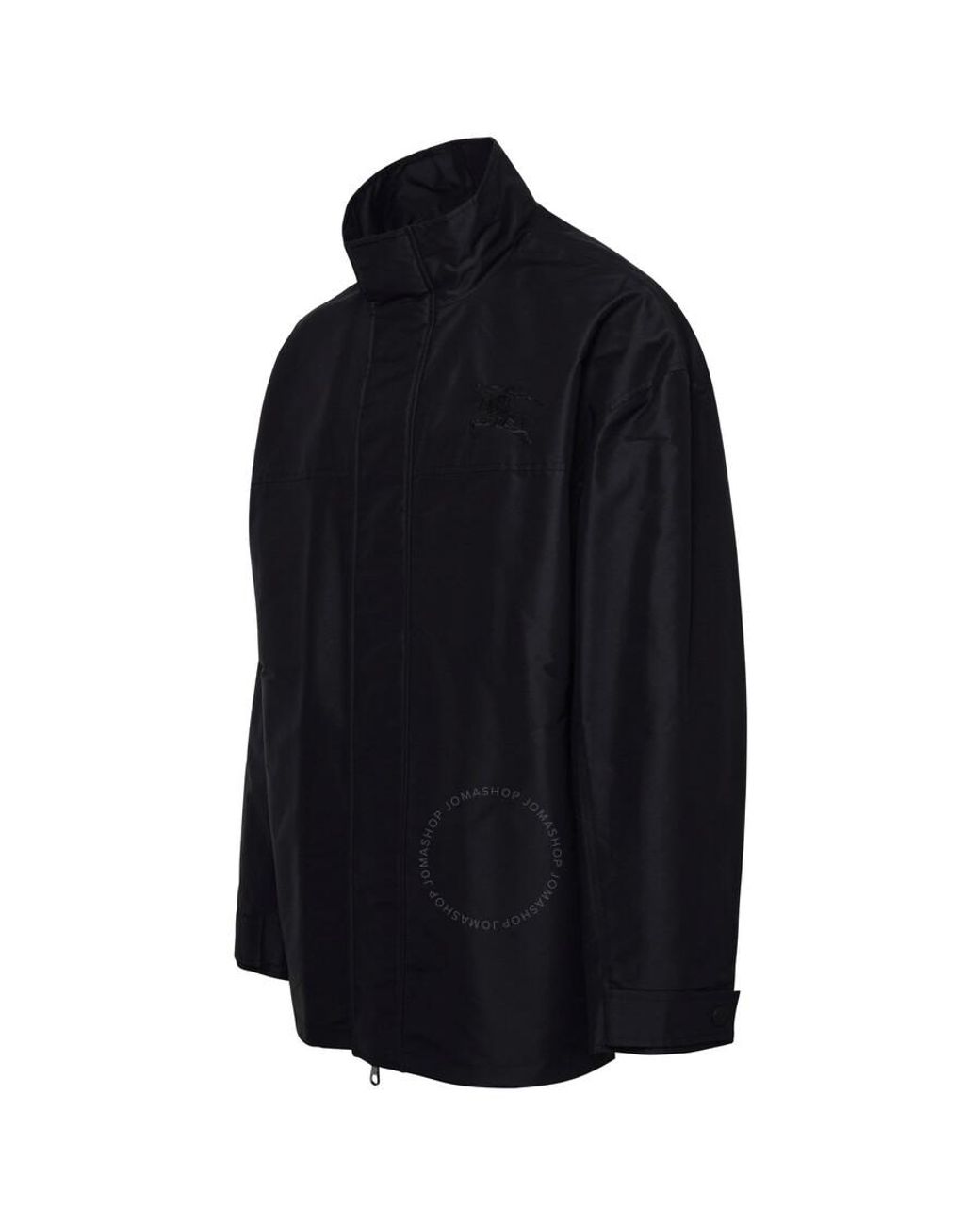 Burberry Embroidered Logo Jacket in Blue for Men | Lyst UK