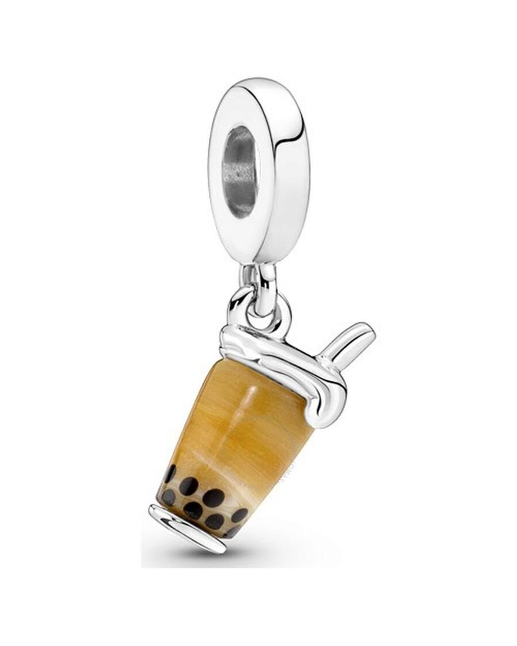 PANDORA Ladies Sterling Murano Glass Bubble Tea Dangle Charm in ...