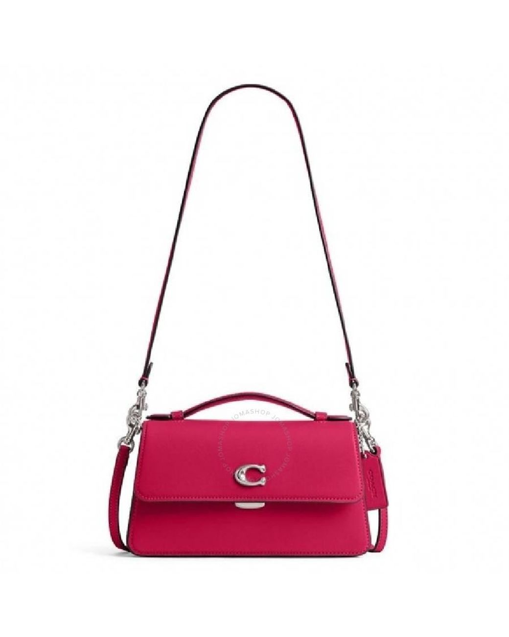 COACH Juno Bag Shoulder Bag in Red | Lyst