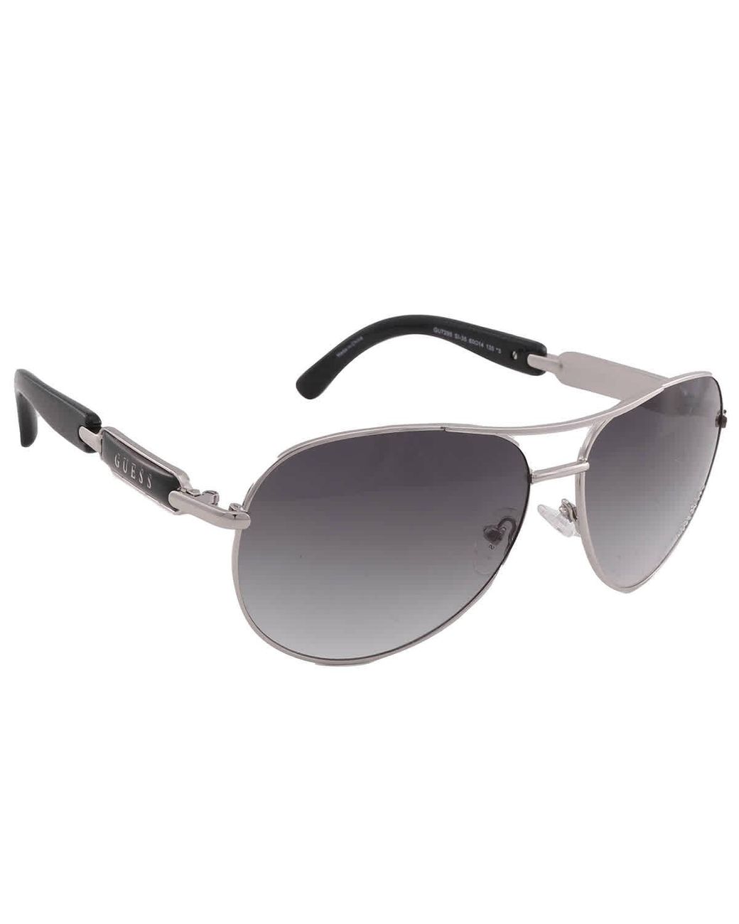Guess Smoke Gradient Pilot Sunglasses In Gray Lyst