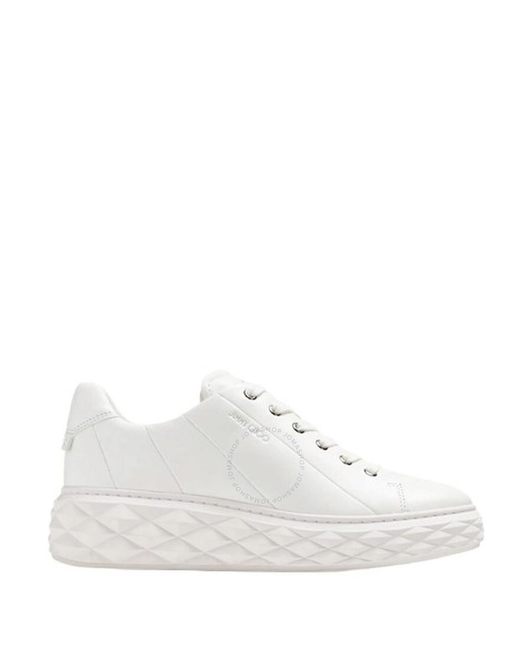 Jimmy Choo Diamond Light Maxi Sneakers, Brand Size 39 Us in White | Lyst UK