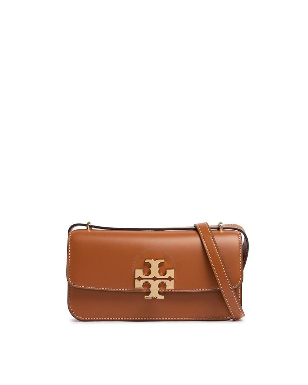 Tory Burch Whiskey Small Eleanor Rectangular Bag in Brown | Lyst