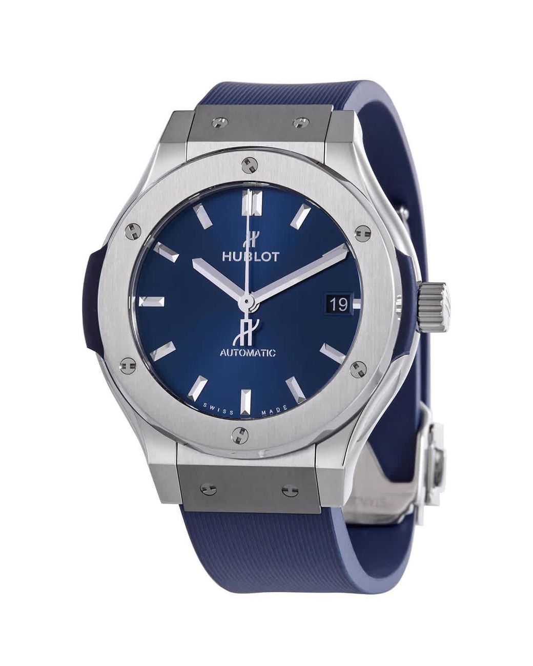 Hublot Classic Fusion Automatic Blue Dial Watch for Men | Lyst