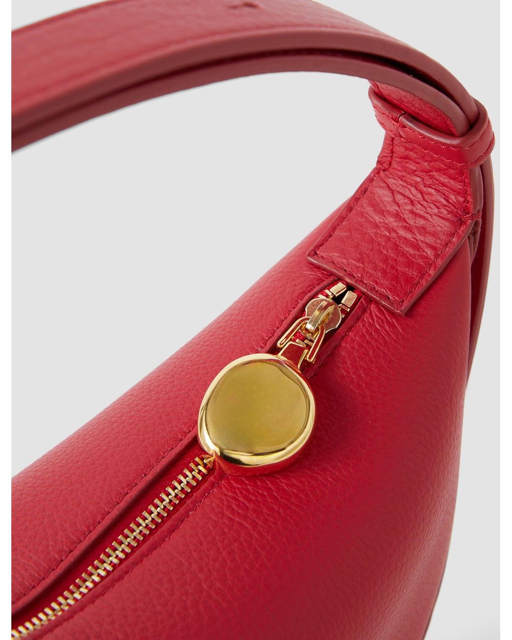 JOSEPH Bean Leather Bag in Red | Lyst UK