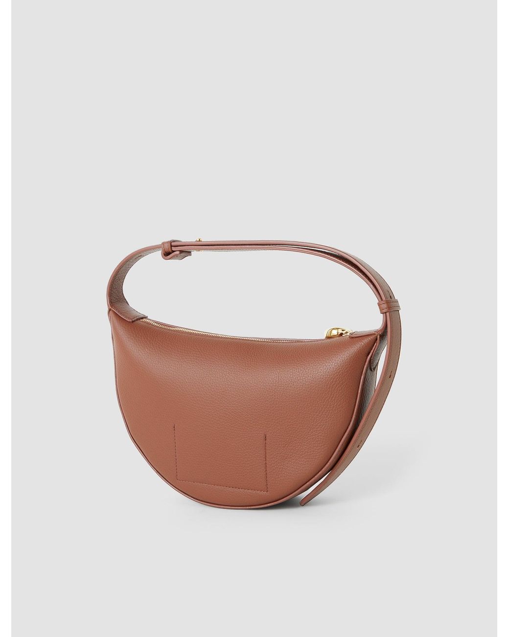 JOSEPH Bean Leather Bag in Brown | Lyst