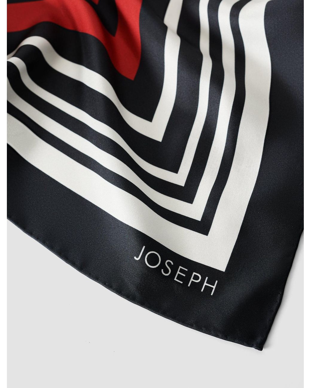 JOSEPH Lexi Silk Scarf in Red | Lyst UK