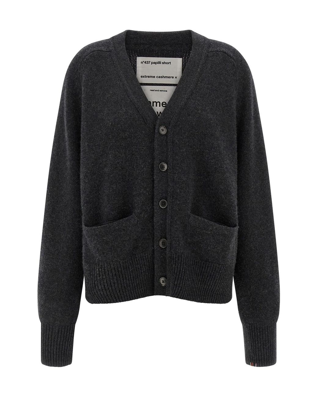 Extreme Cashmere 'n°437 Papilli Short' Cardigan in Black | Lyst UK