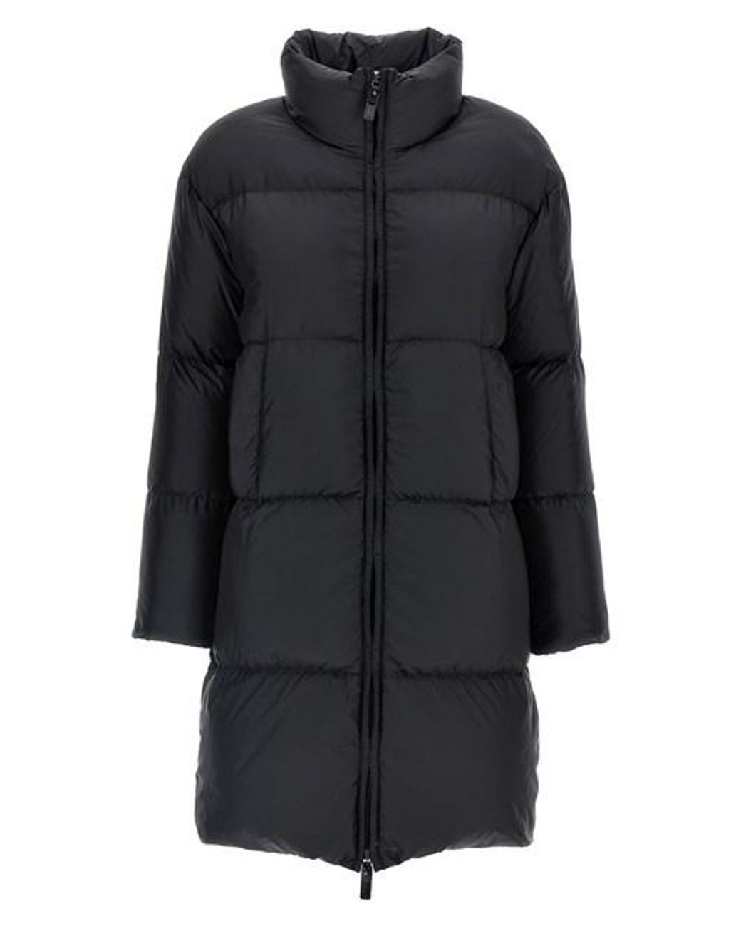 Max Mara 'seibi' Down Jacket in Black | Lyst