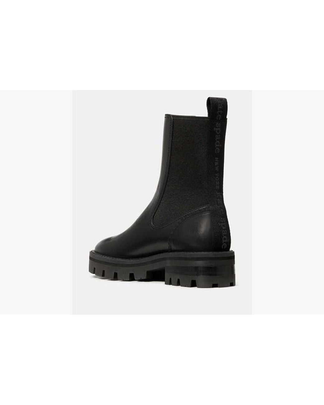 Kate Spade Piper Chelsea Boot in Black | Lyst