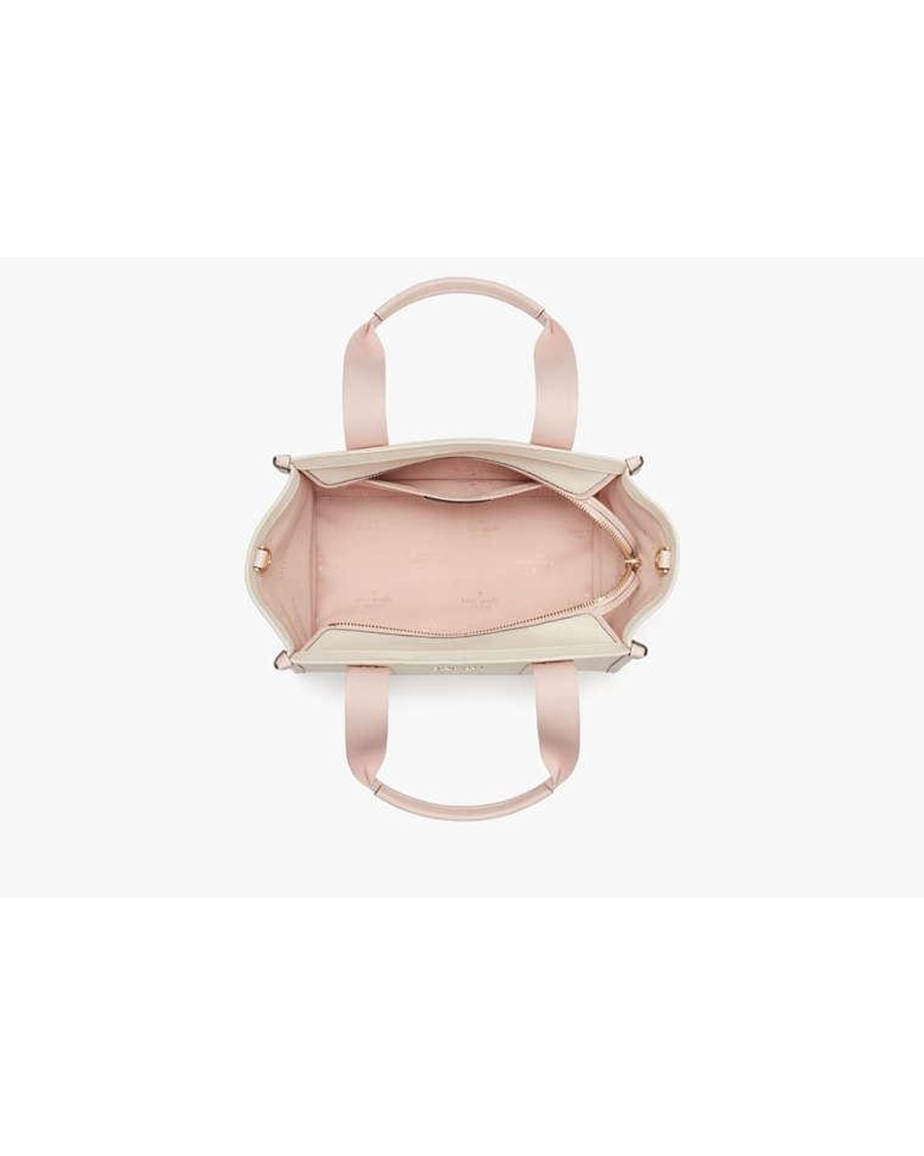 Kate Spade Kip Canvas Small Tote, Rose Smoke in Black | Lyst