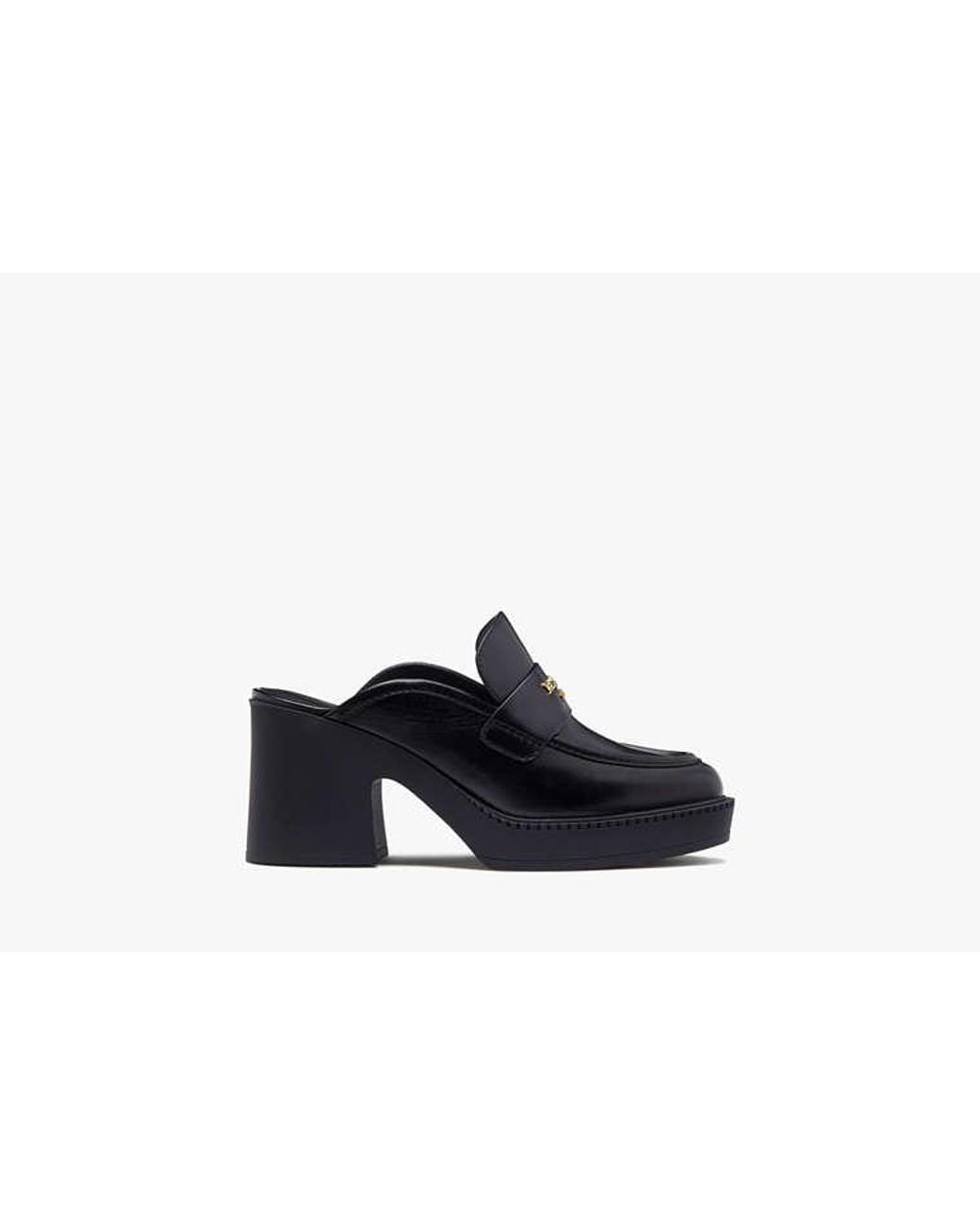 Kate Spade Blake Platform Mule Loafers in Black | Lyst