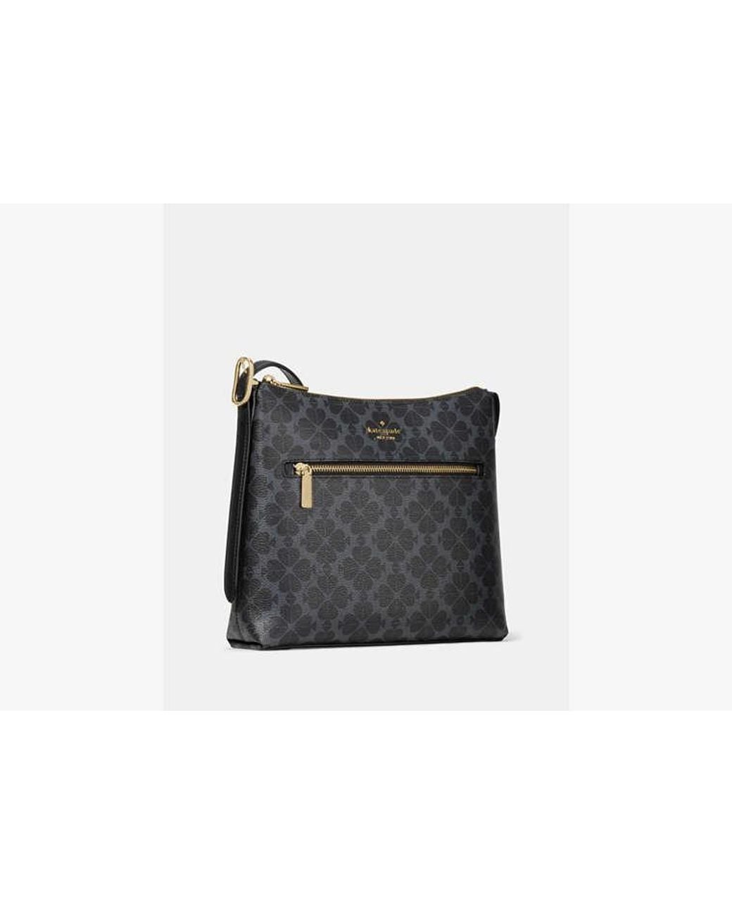 Kate Spade 454 Spade Flower Swingpack Crossbody Bag in Black | Lyst