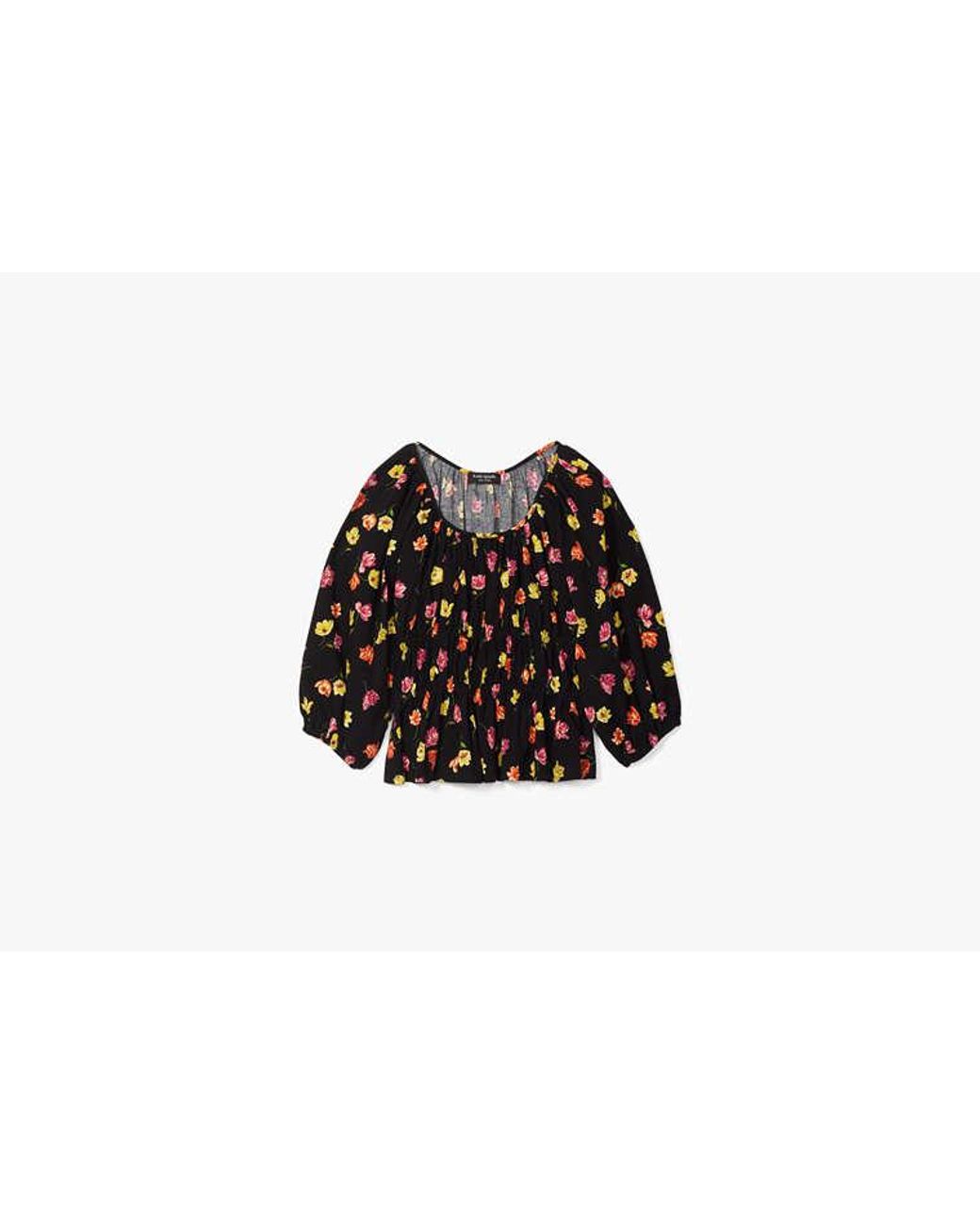 Kate Spade Tulip Toss Riviera Top in Black | Lyst