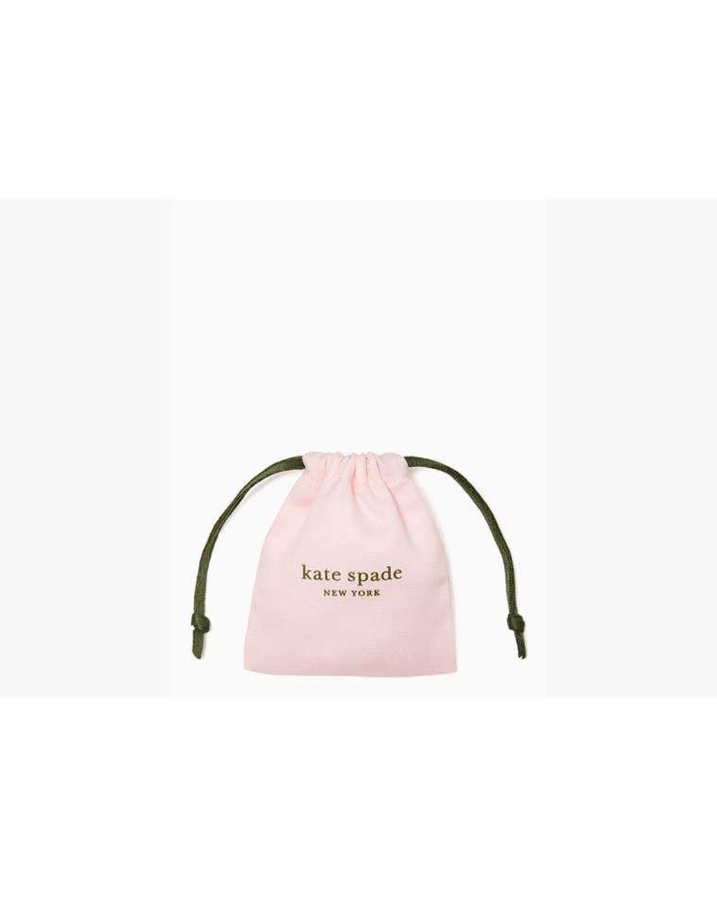 Kate Spade Spot The Spade Pave Huggies in Black | Lyst