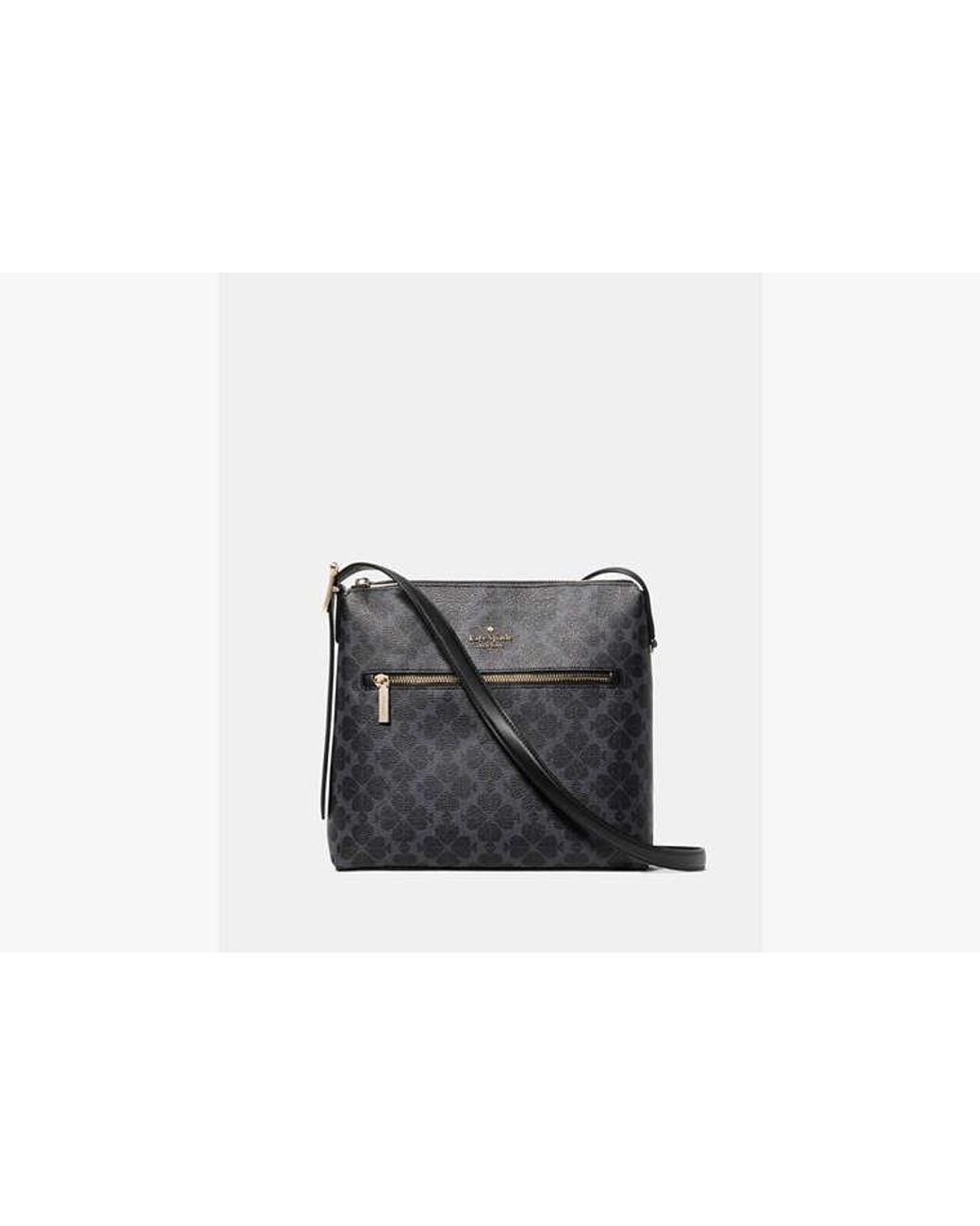 Kate Spade 454 Spade Flower Swingpack Crossbody Bag in Black | Lyst