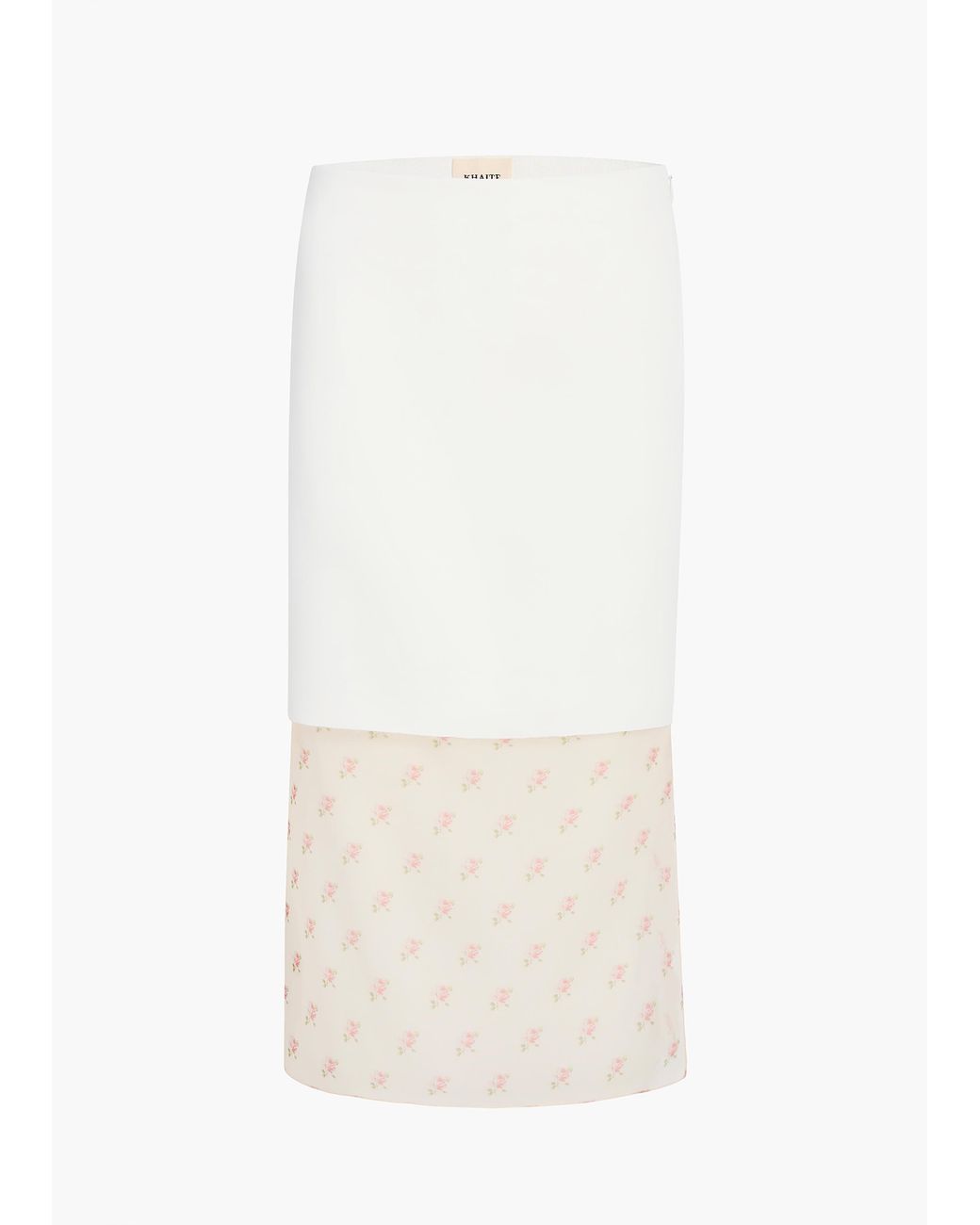 KHAITE Sybil Skirt in White | Lyst