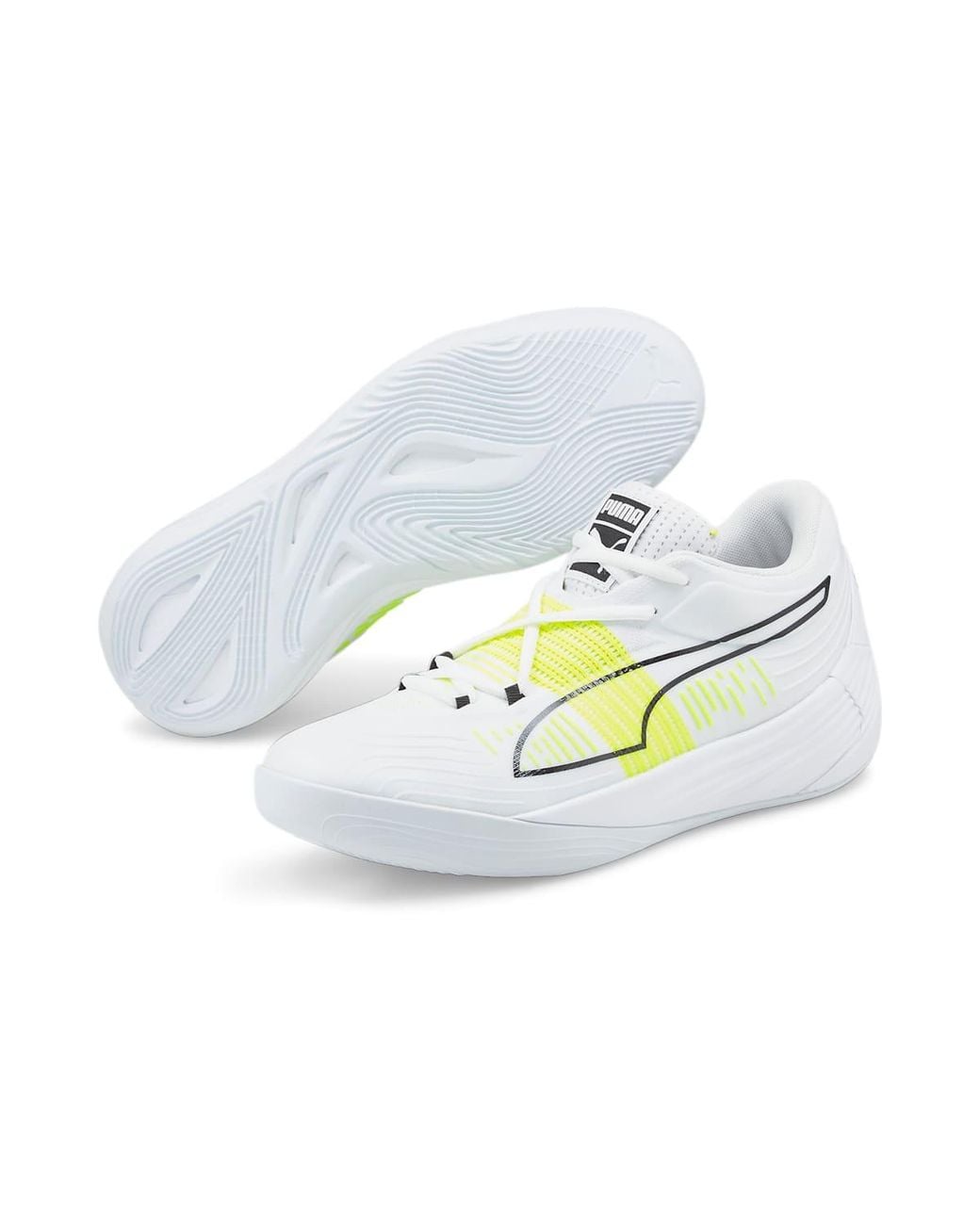 PUMA Fusion Nitro Neon' in White for Men | Lyst