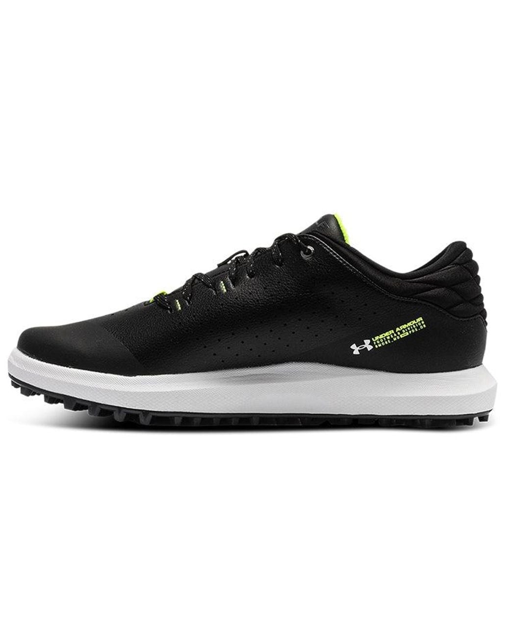 Under Armour Draw Sport Spikeless Running Shoes Wide E in Black for Men ...