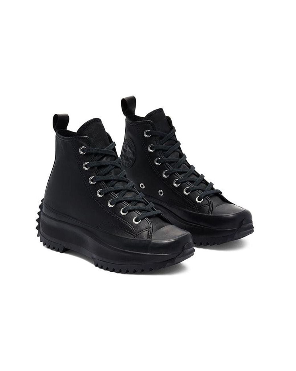 Converse Run Star Hike High 'Triple' in Black for Men | Lyst