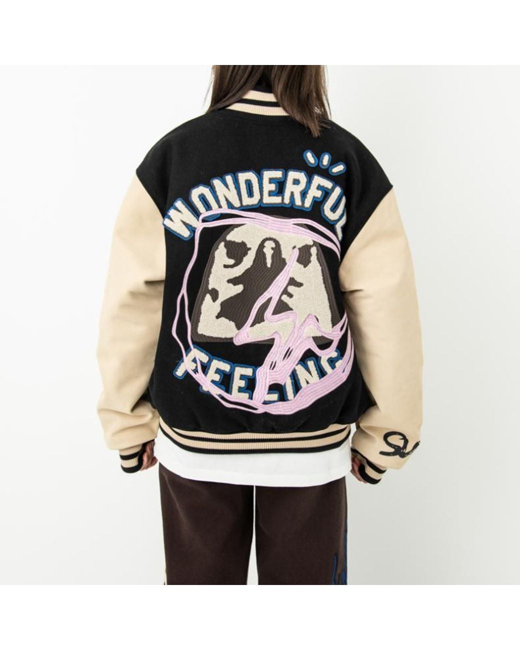 Travis Scott X Fragment Cactus Jack Jacket 'Manifest Letterman' in ...