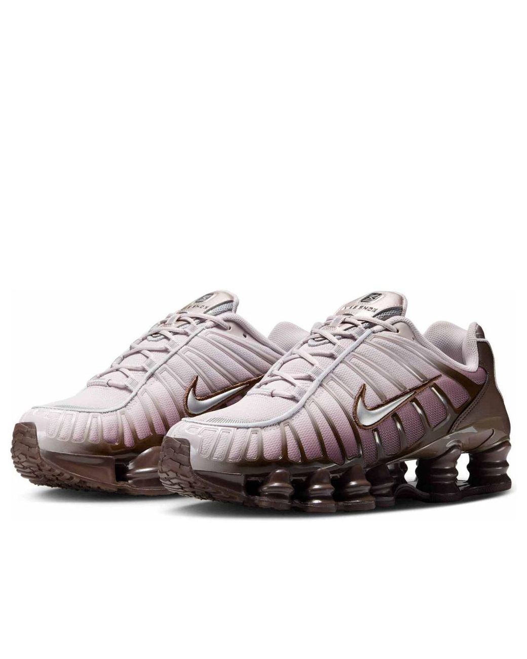 Nike Shox Tl Shoes in Brown | Lyst