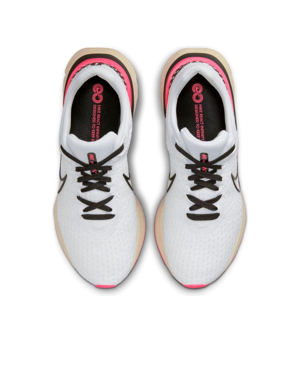 Nike React Infinity Run Flyknit 3 Hyper' in White for Men | Lyst