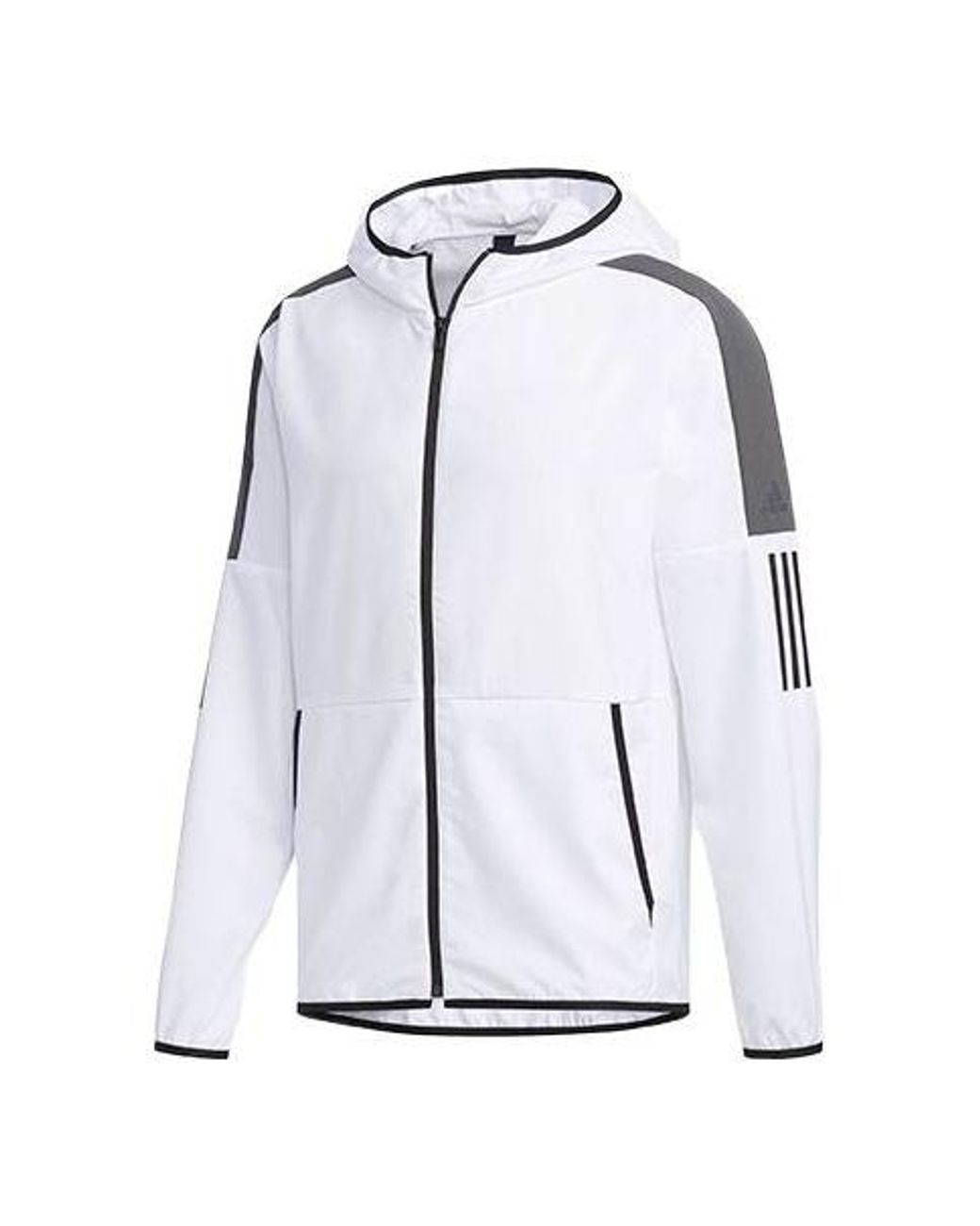 adidas Casual Sports Contrasting Colors Hooded Woven Jacket in Blue for Men | Lyst UK