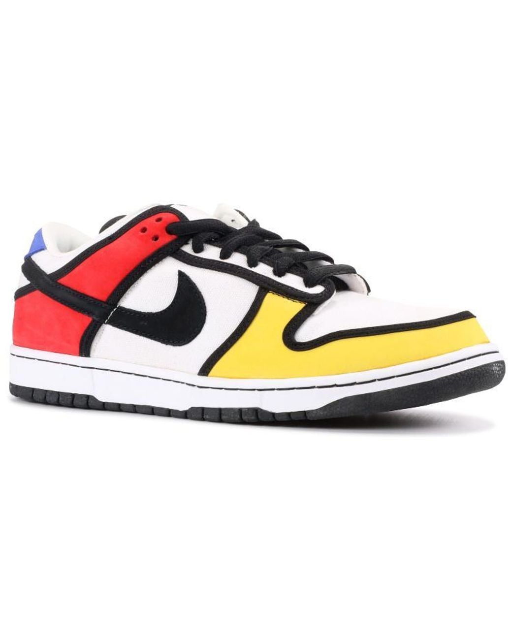 Nike Sb Dunk Low Pro 'Piet Mondrian' in Red for Men | Lyst