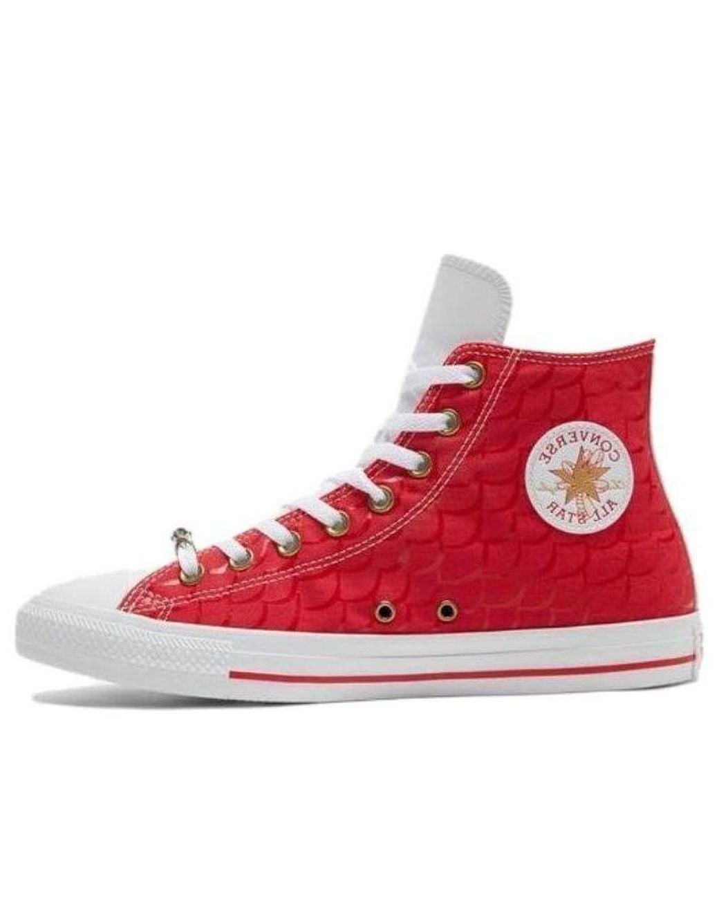 Converse Chuck Taylor All Star High Top in Red for Men | Lyst