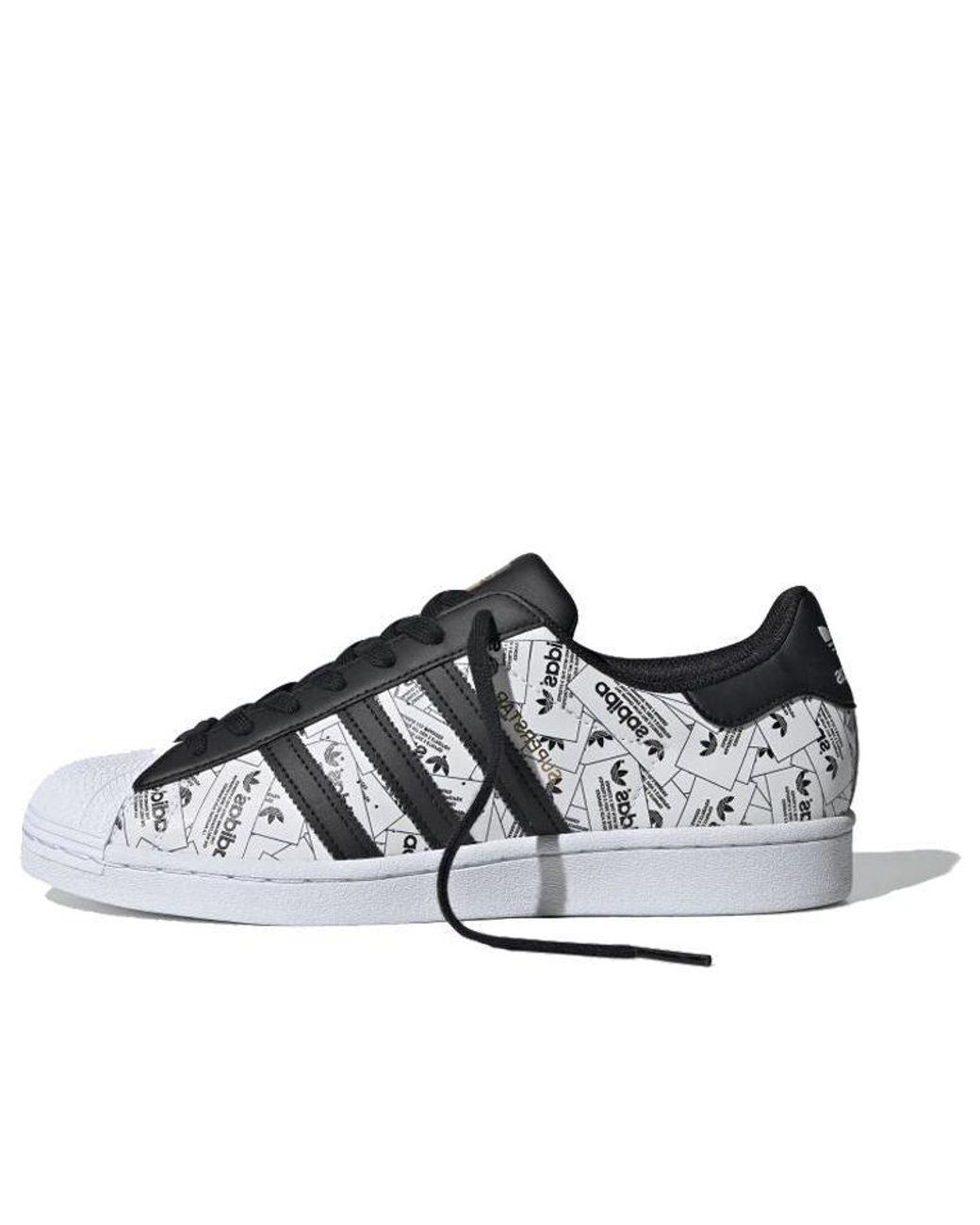 adidas Superstar 'Label Collage' in Grey for Men | Lyst UK