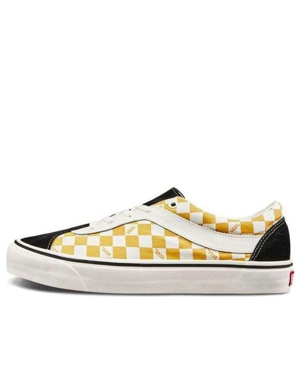 Vans Bold Ni Checkerboard in Yellow for Men | Lyst