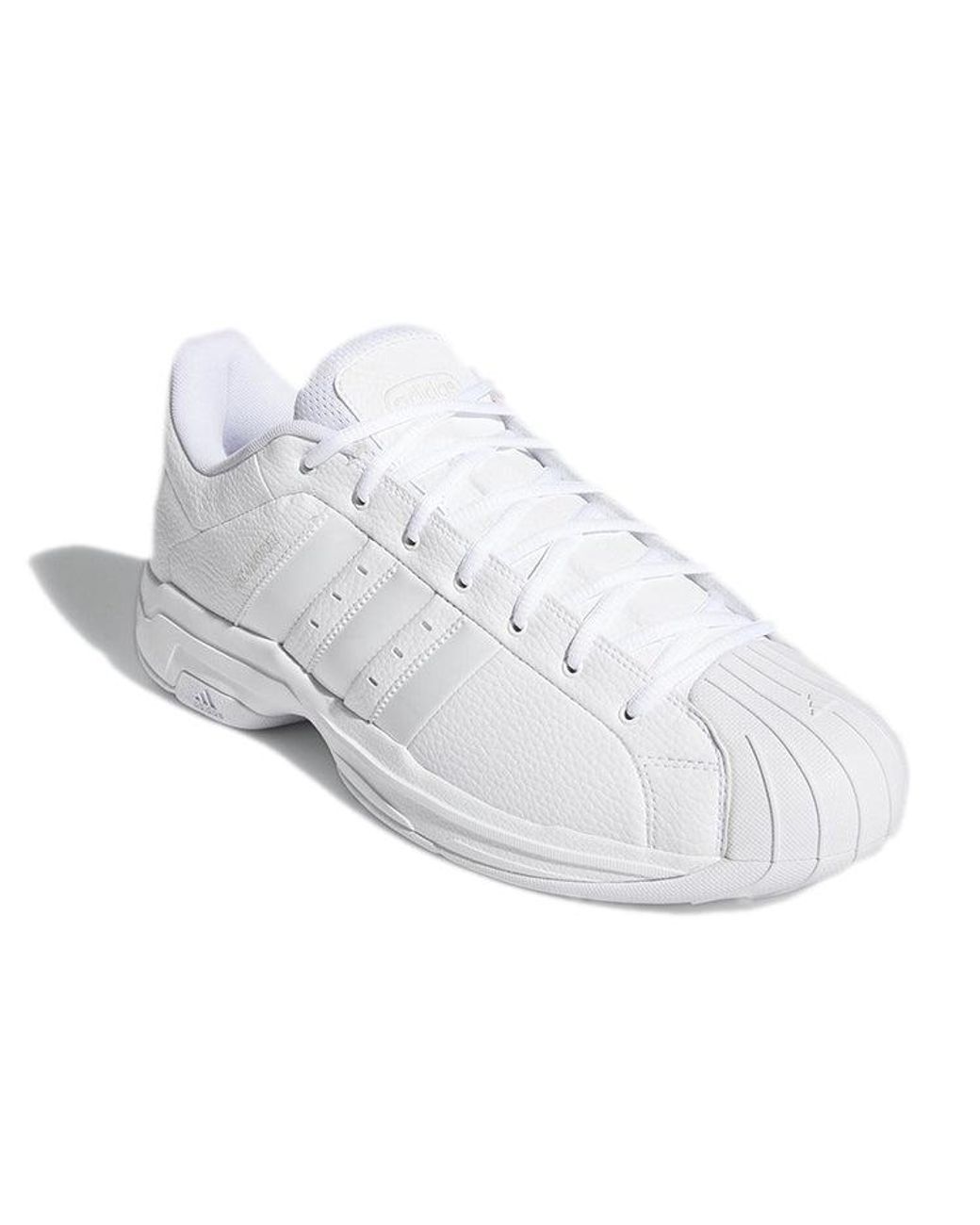 adidas Pro Model 2G Low 'Triple' in White for Men | Lyst
