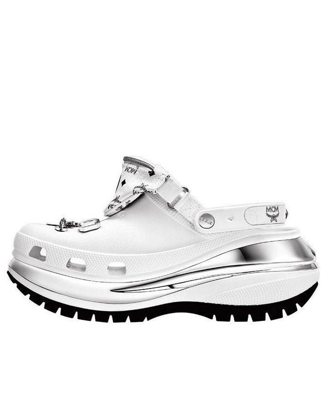 Crocs™ X Mcm Mega Crush Clogs in White | Lyst UK