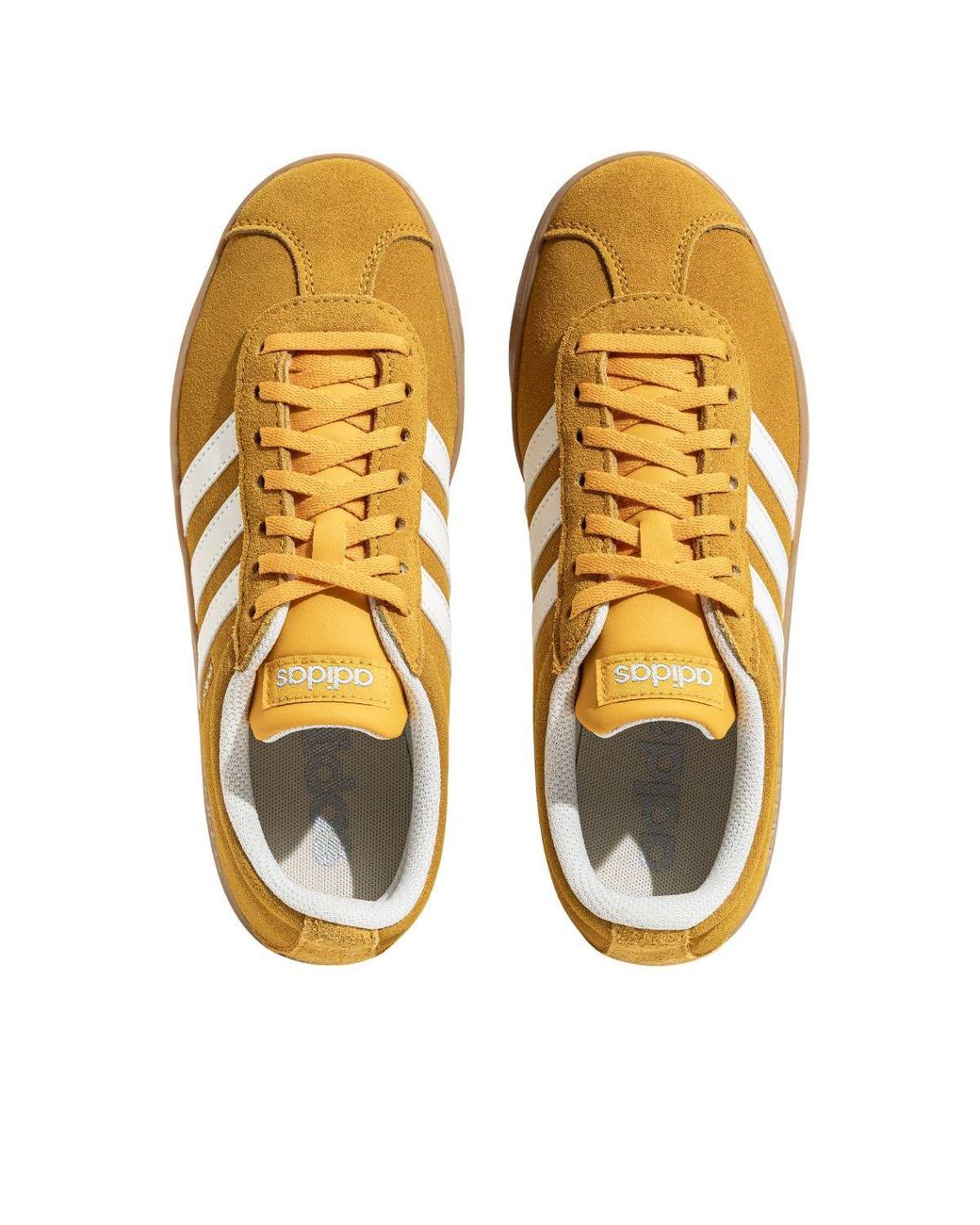adidas Vl Court Classic Gum' in Yellow for Men | Lyst