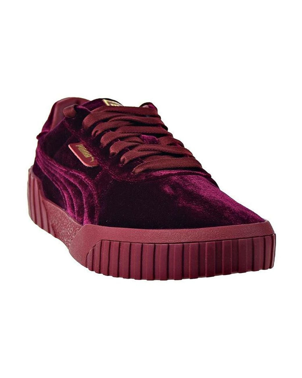 PUMA (Wmns) Cali 'Velvet' in Red | Lyst