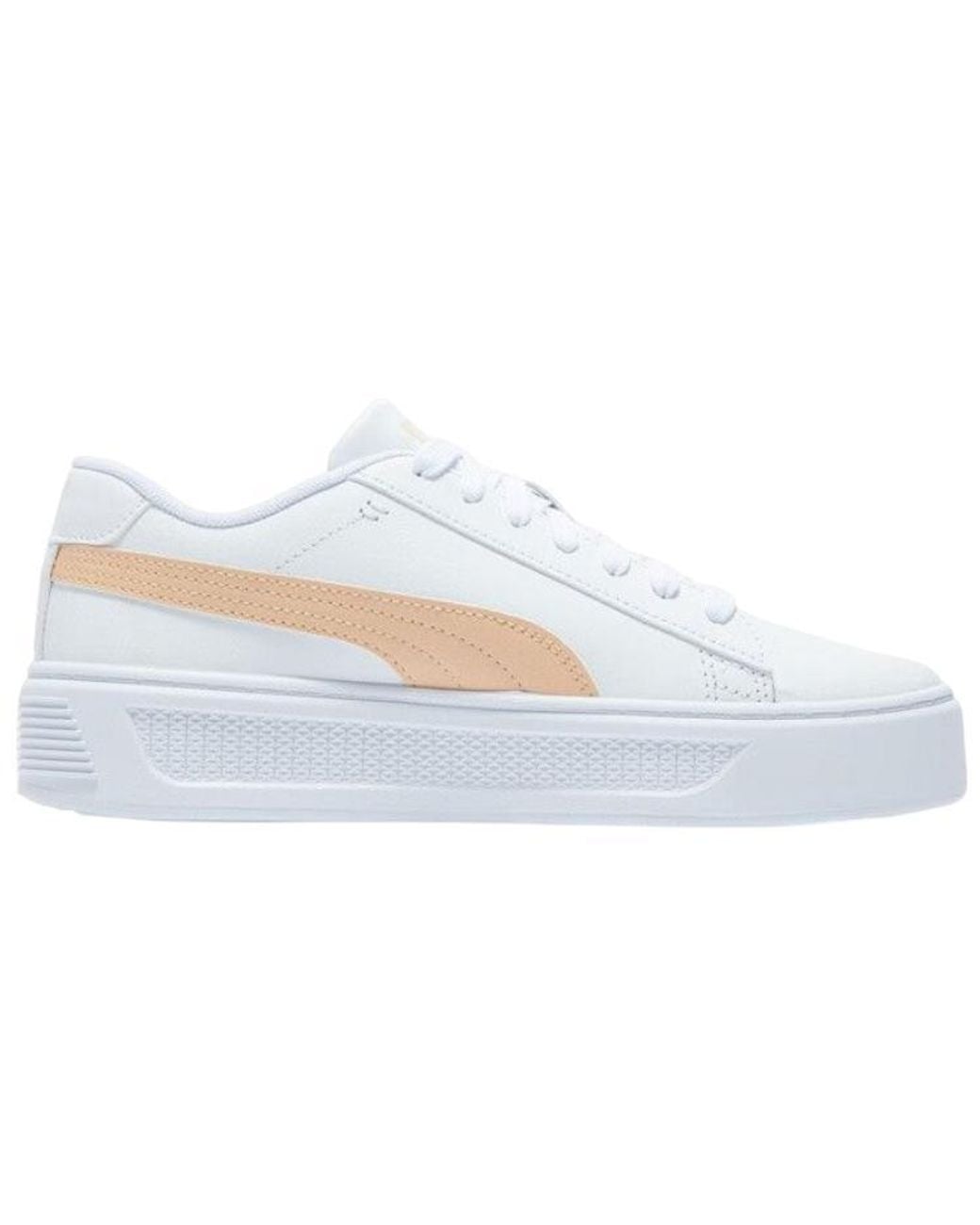 PUMA (Wmns) Smash Platform V3 in White | Lyst