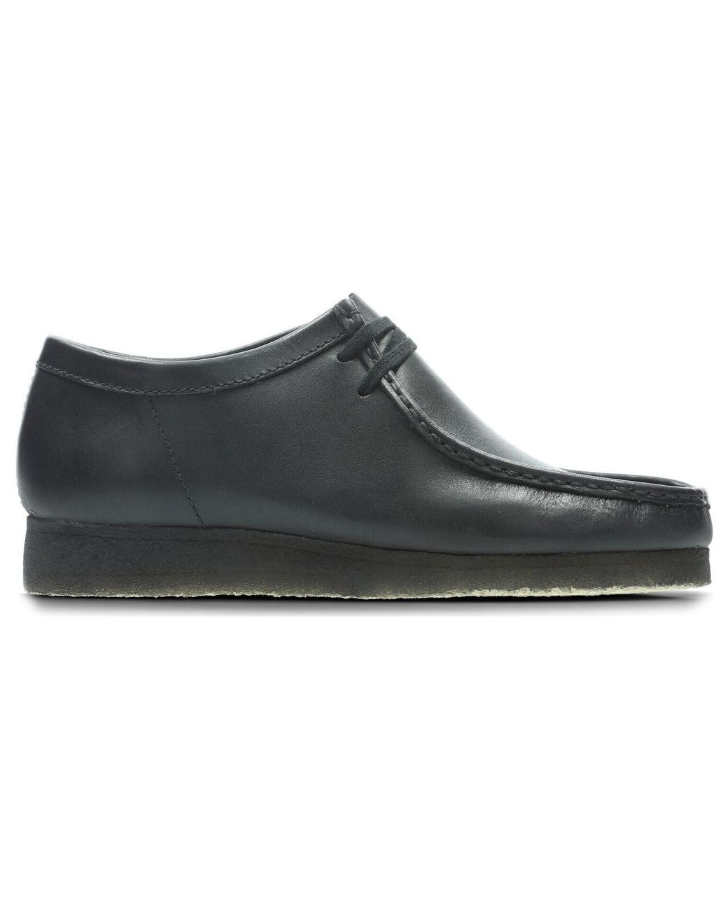 Clarks Wallabee Boots Leather' in Black for Men | Lyst UK