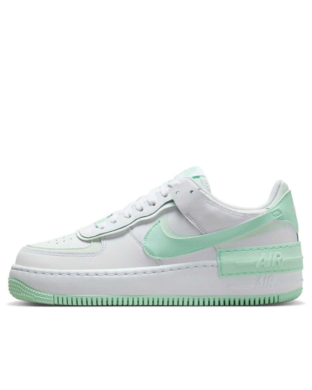 Nike (Wmns) Air Force 1 Shadow Mint Foam' in White | Lyst