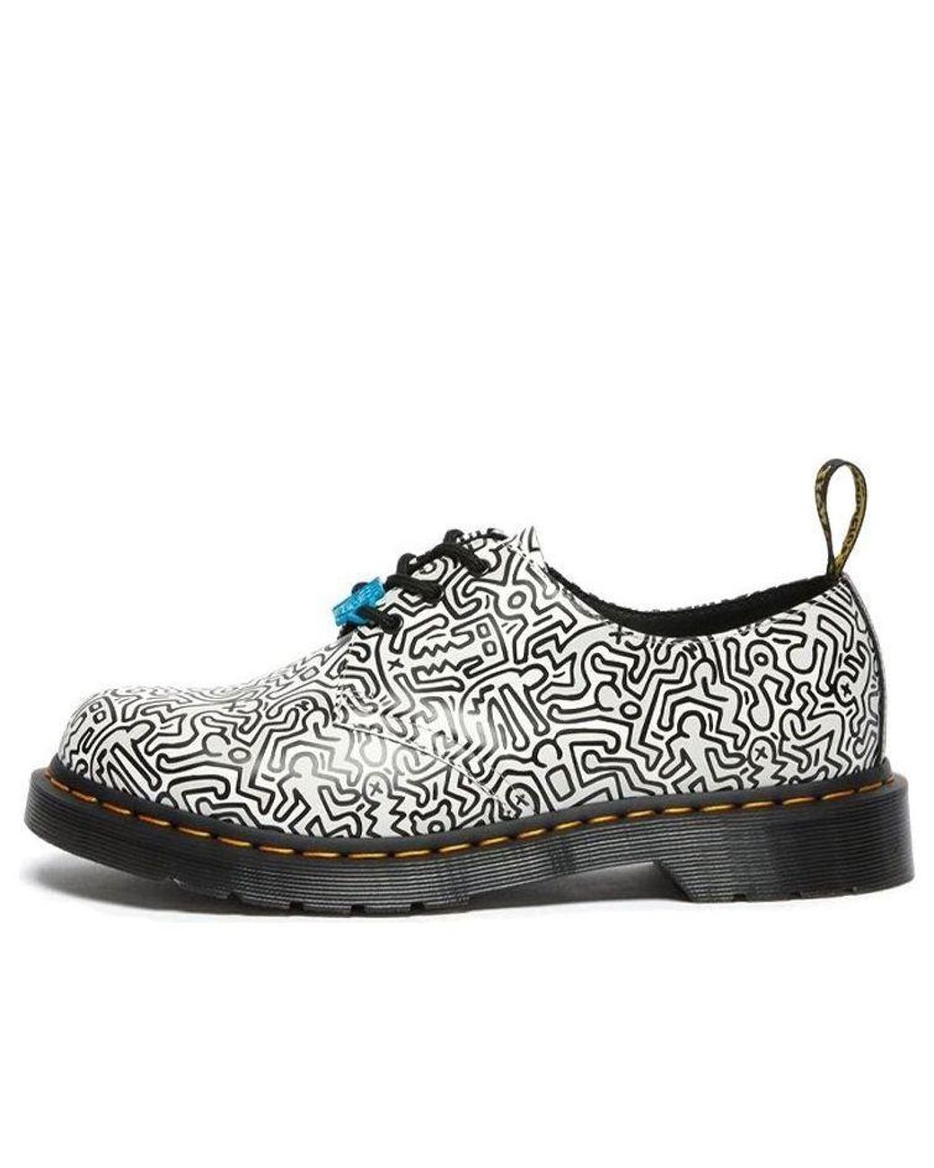 Dr. Martens Keith Haring 1461 Printed in Black for Men | Lyst
