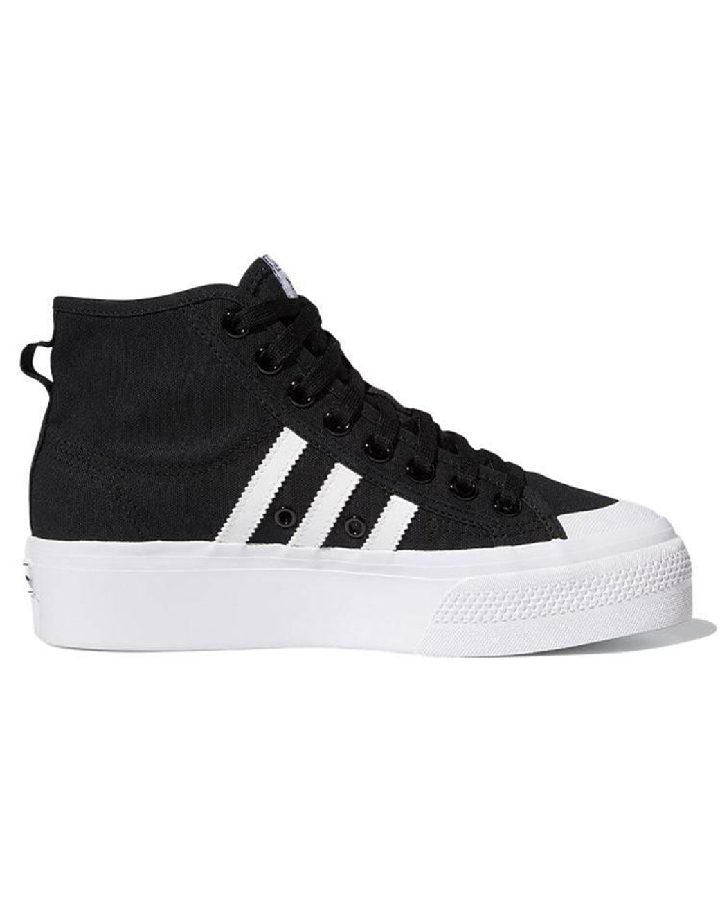 adidas (Wmns) Nizza Platform Mid 'Core' in Black | Lyst UK
