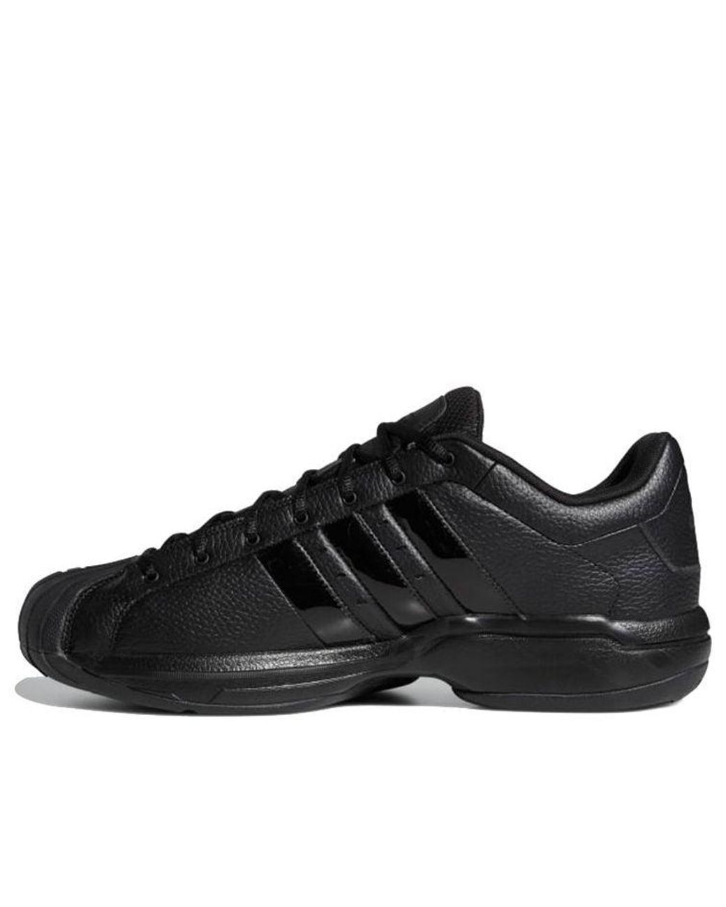 adidas Pro Model 2G Low 'Triple' in Black for Men | Lyst