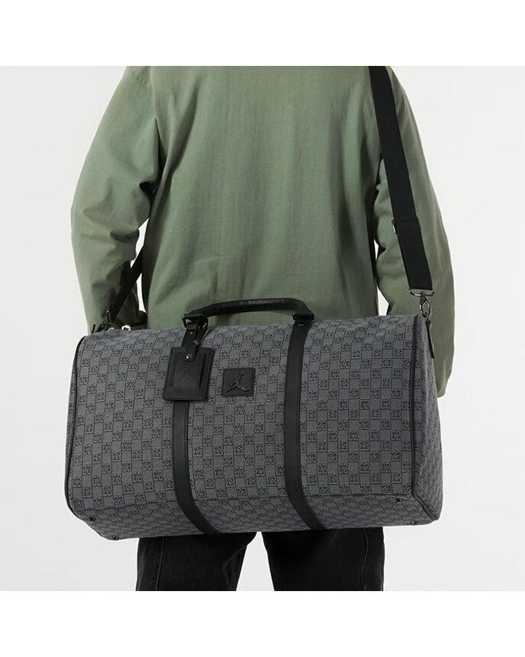 Nike Monogram Duffle Bag in Black | Lyst