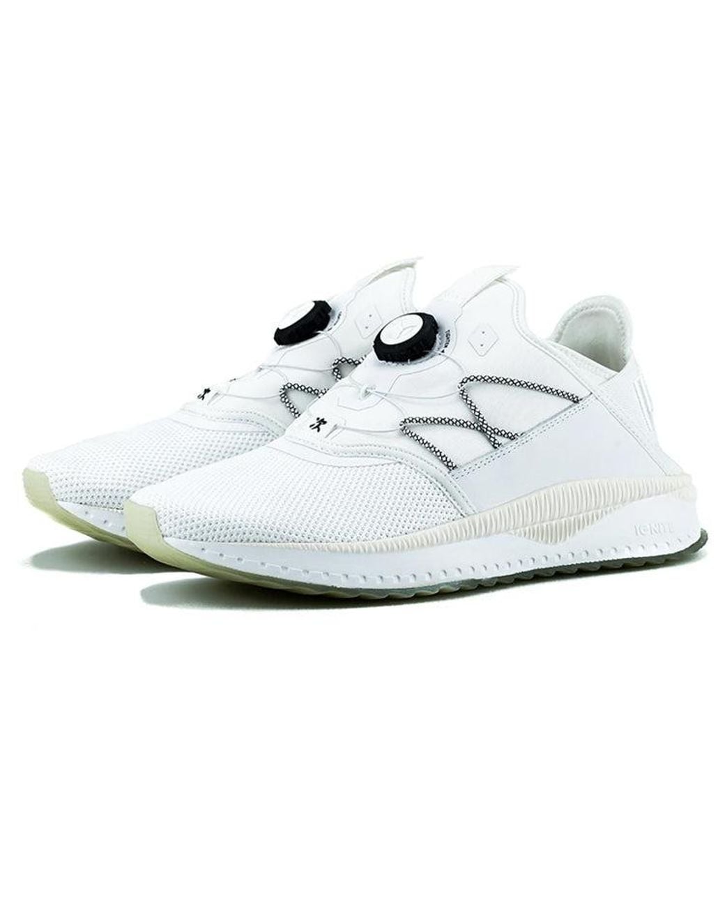 PUMA Tsugi Disc Low Top Running Shoes in White for Men | Lyst