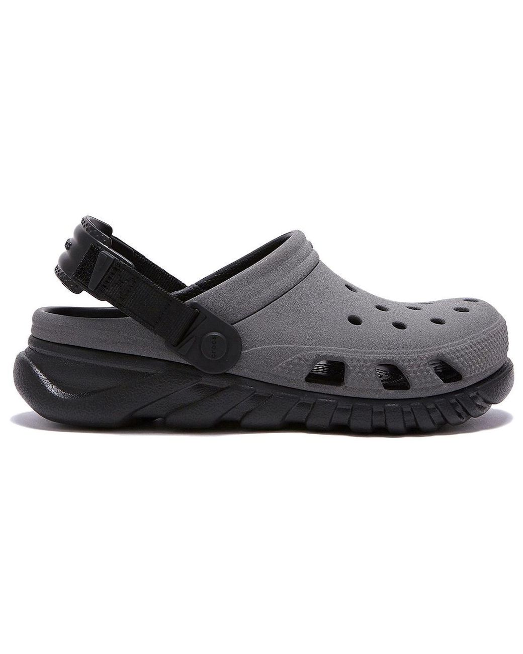 Crocs™ Duet Max Reflective Clog in Black | Lyst