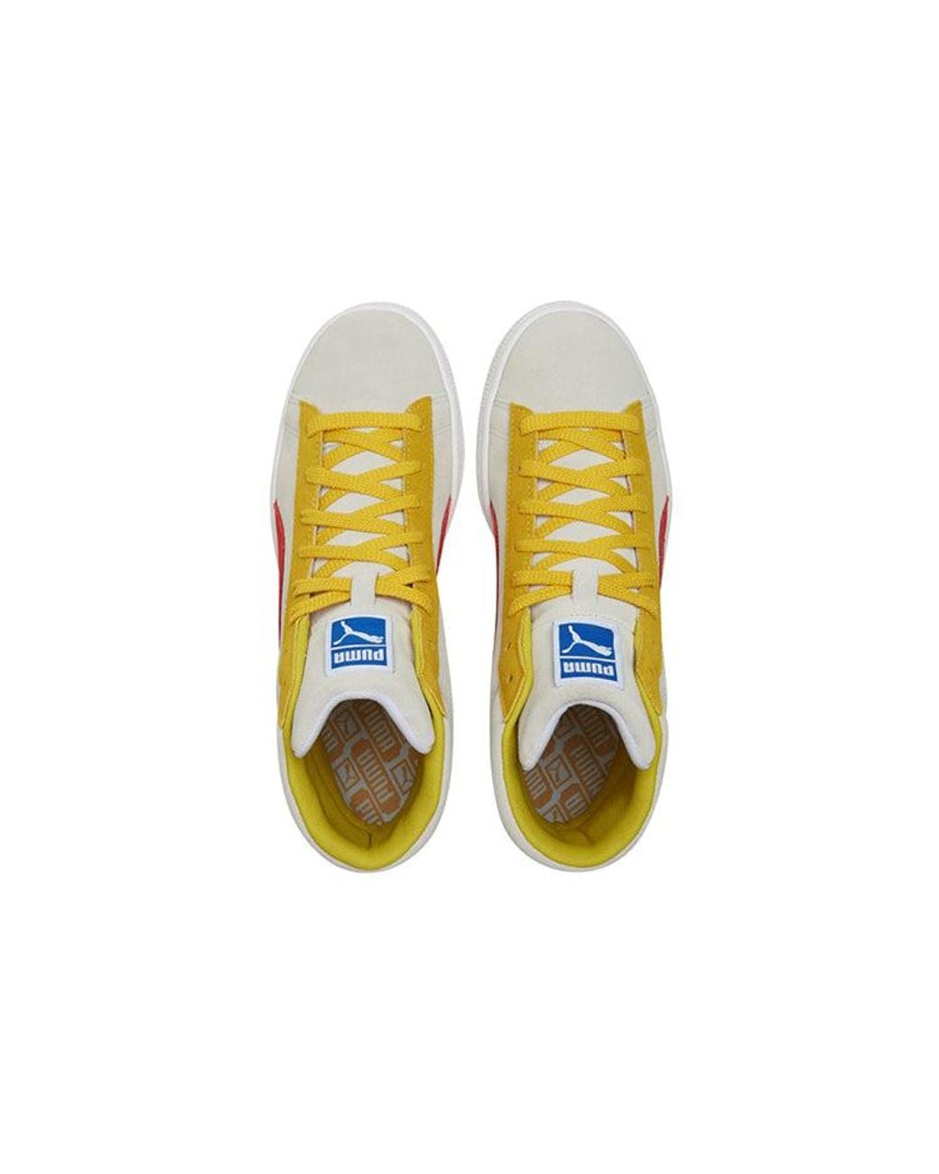 PUMA Suede Mid 21 Lemon' in White | Lyst