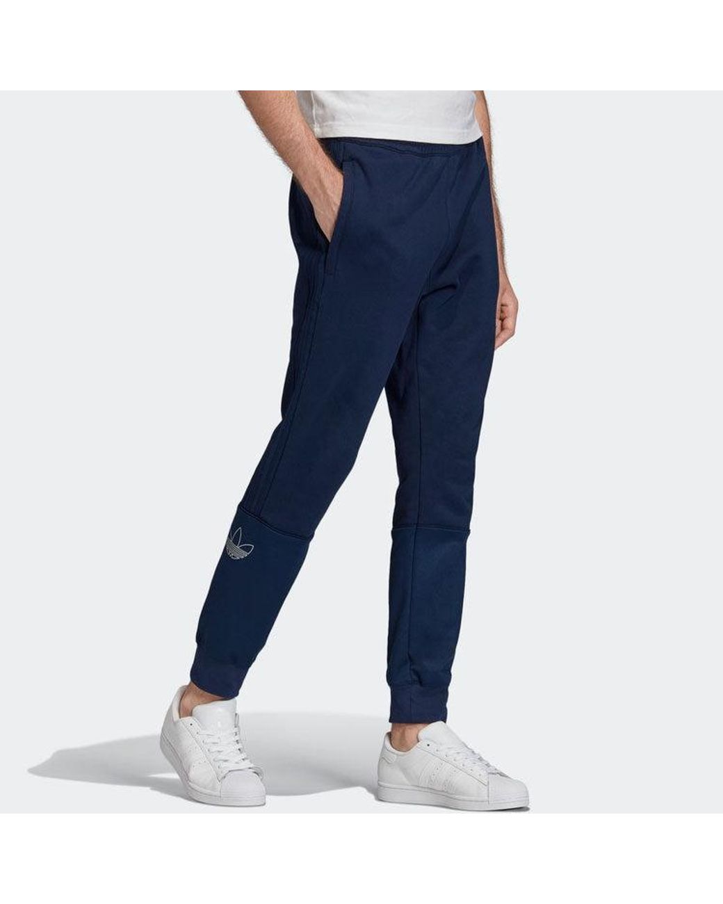 adidas Originals Outline Sp Fts Logo in Blue for Men | Lyst UK