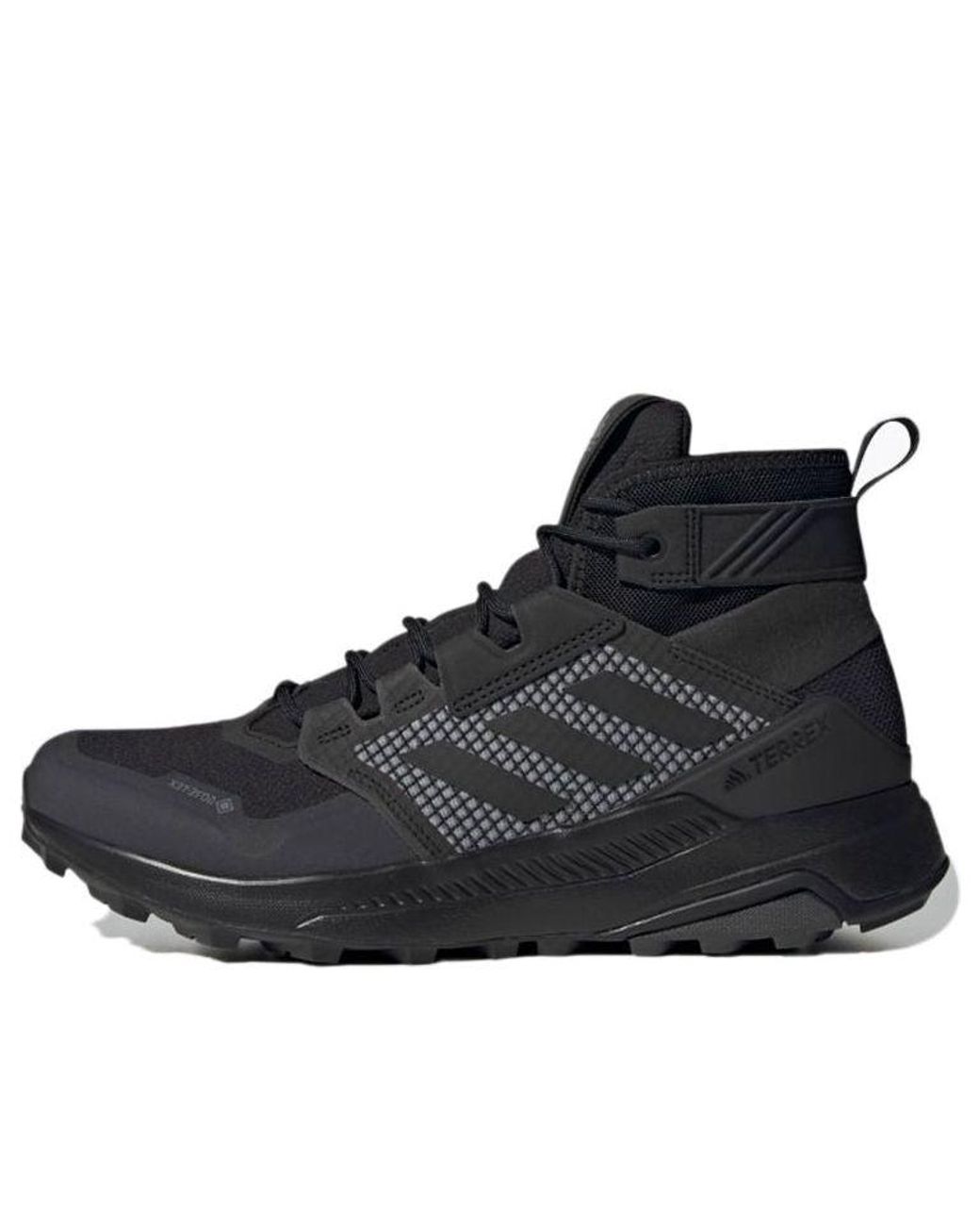 adidas Terrex Trailmaker Mid Gtx Dark Solid' in Black for Men | Lyst