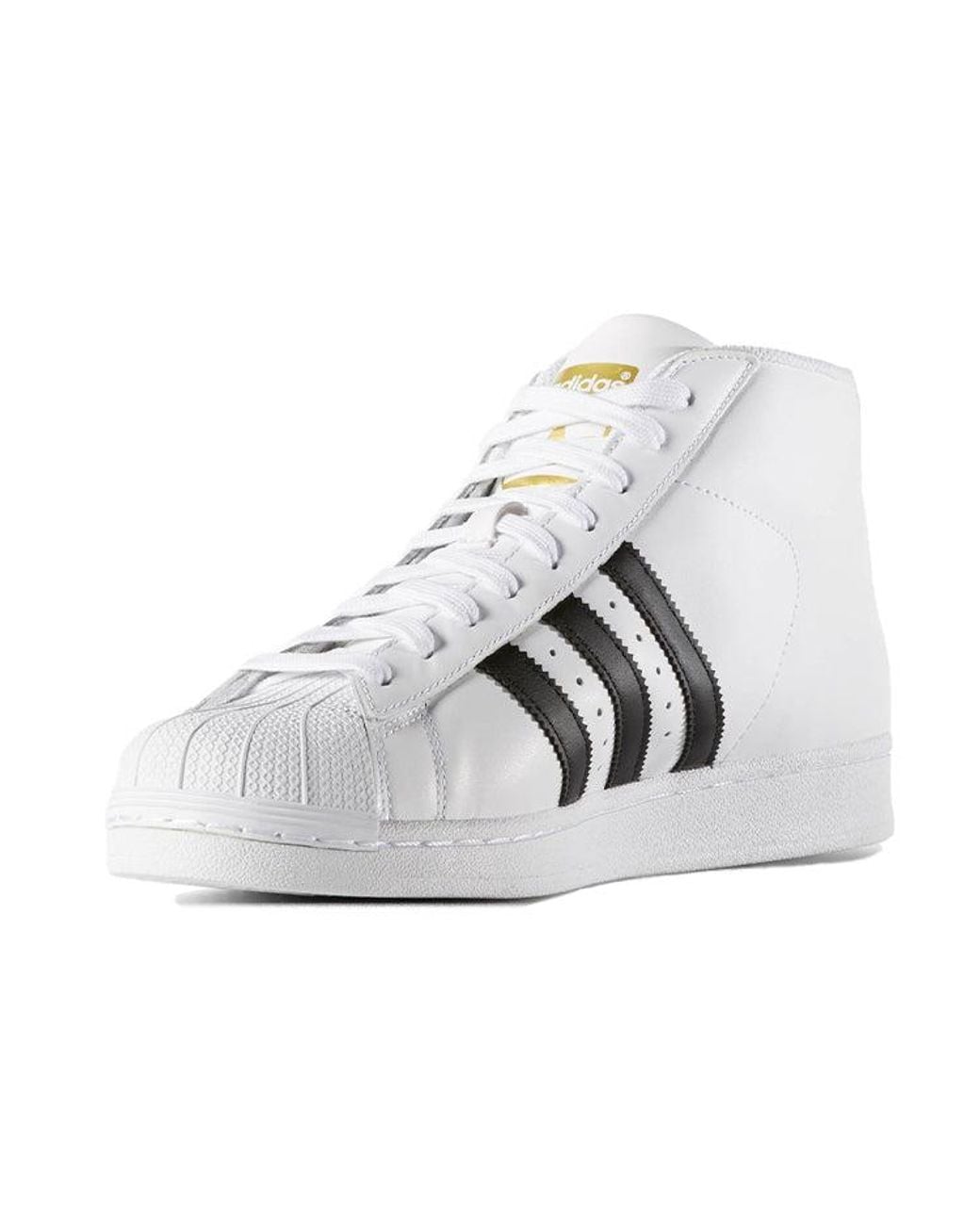adidas Pro Model Core' in White for Men | Lyst